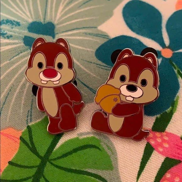 Disney | Accessories | Chip And Dale Pin Lot Disney Trading Pins Set ...